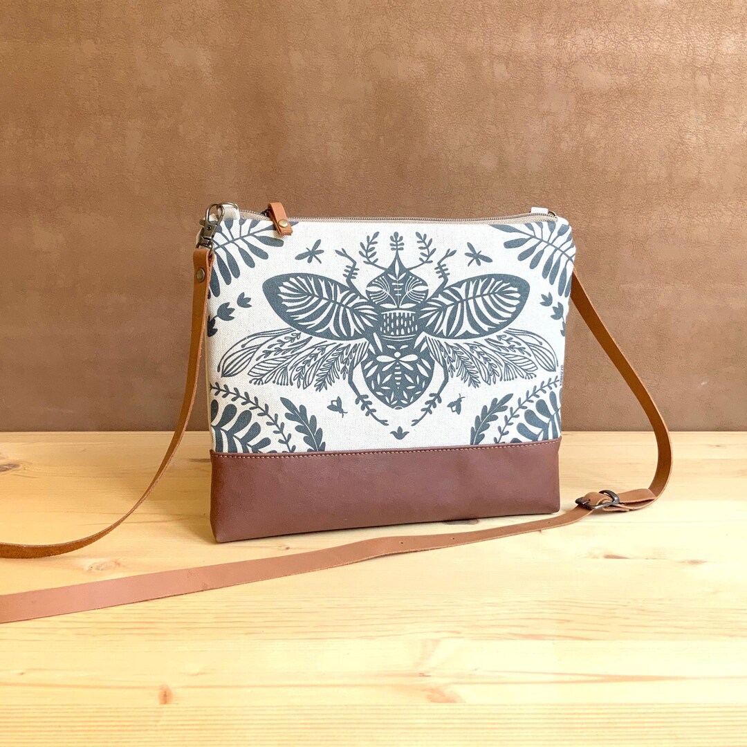 Shoulder Beetle Bag,beetle Hand Print,tattoo Cross Body Bag,urban Bag ...