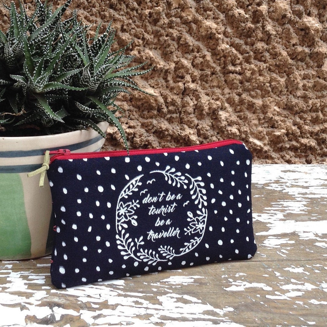 Quote Purse,quote Pouch,gift for Traveller,design Printed Pouch ...