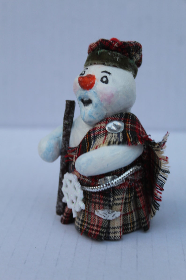 Scottish Snowman, Highland Holiday, Scotsman, Kilt, Fly Plaid, Tam ...