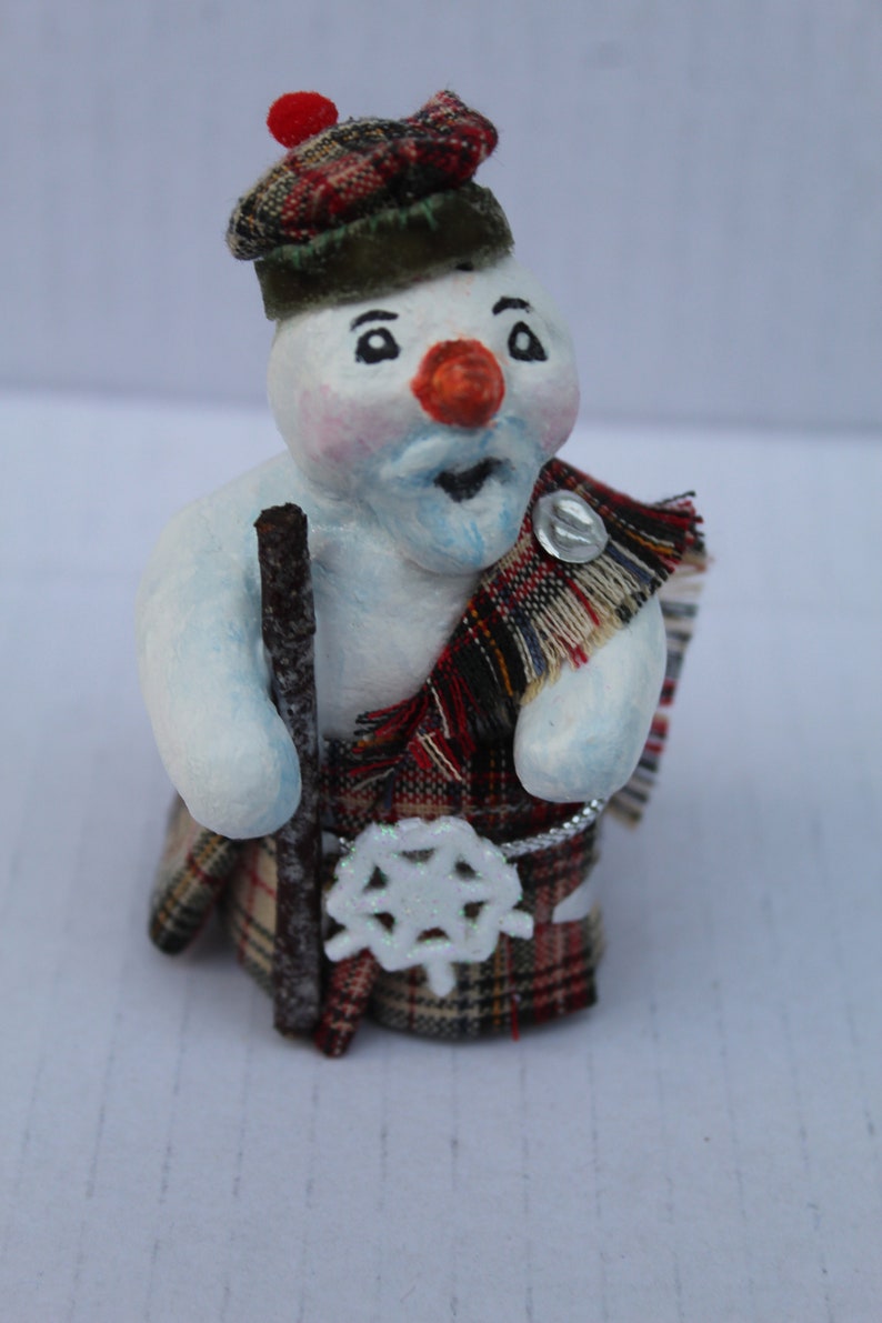 Scottish Snowman, Highland Holiday, Scotsman, Kilt, Fly Plaid, Tam ...