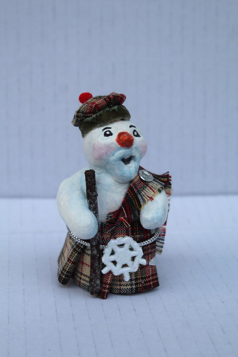 Scottish Snowman, Highland Holiday, Scotsman, Kilt, Fly Plaid, Tam ...