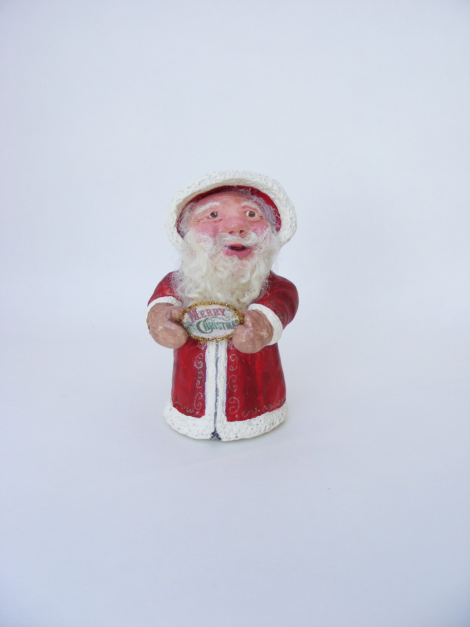 Father Christmas Figurine Santa Claus Art Doll Christmas - Etsy