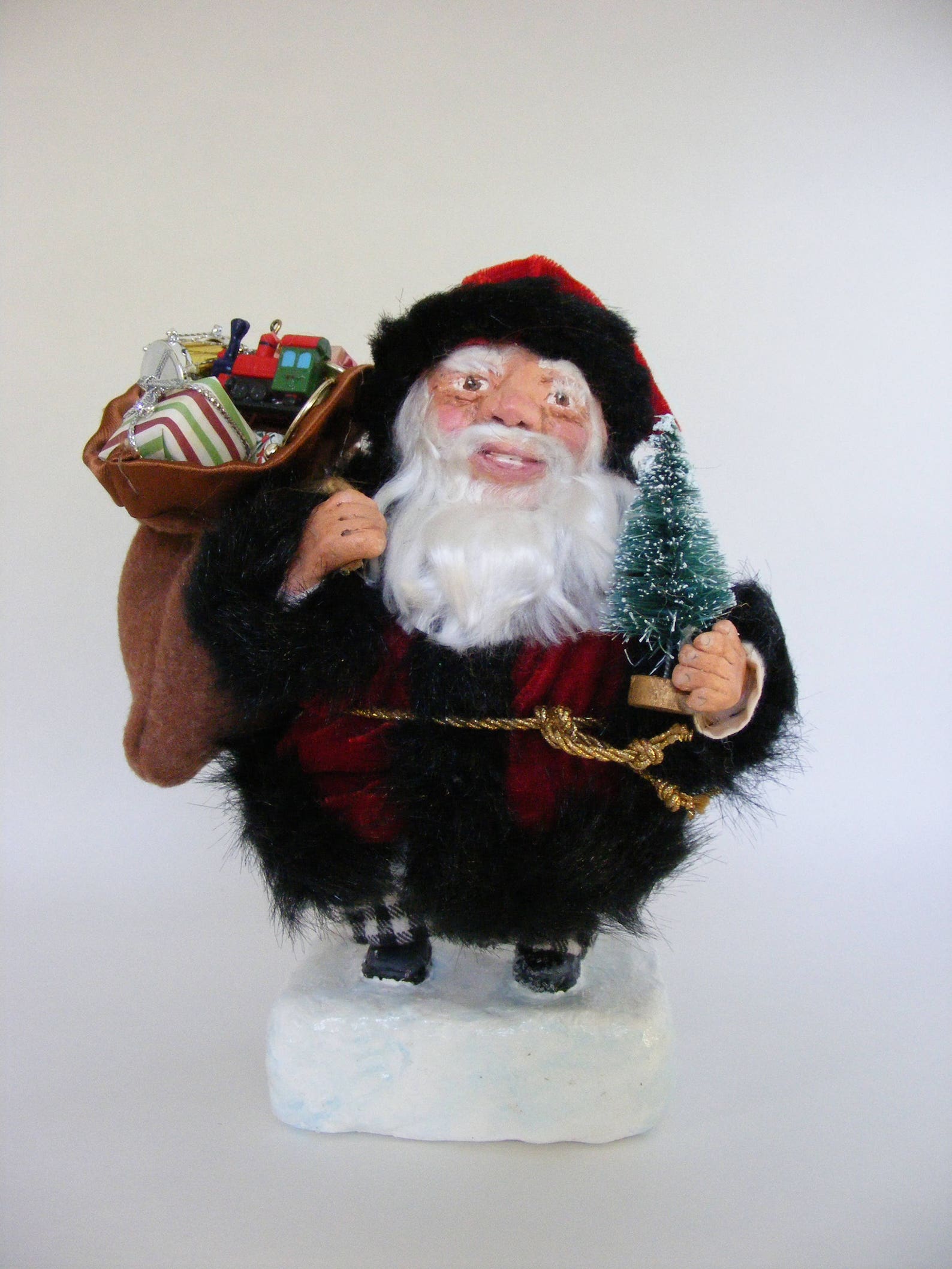 Santa Doll, Christmas Decoration, Victorian St. Nicholas, Collectible ...