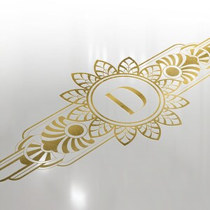 Art Deco Wedding Logo, Great Gatsby Wedding Monogram, Art Deco Wedding ...