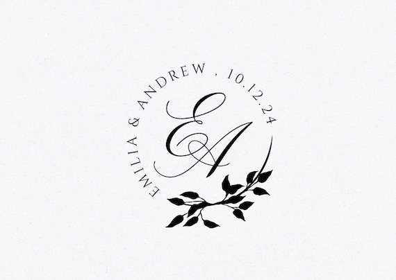 Custom Wedding Logo Design