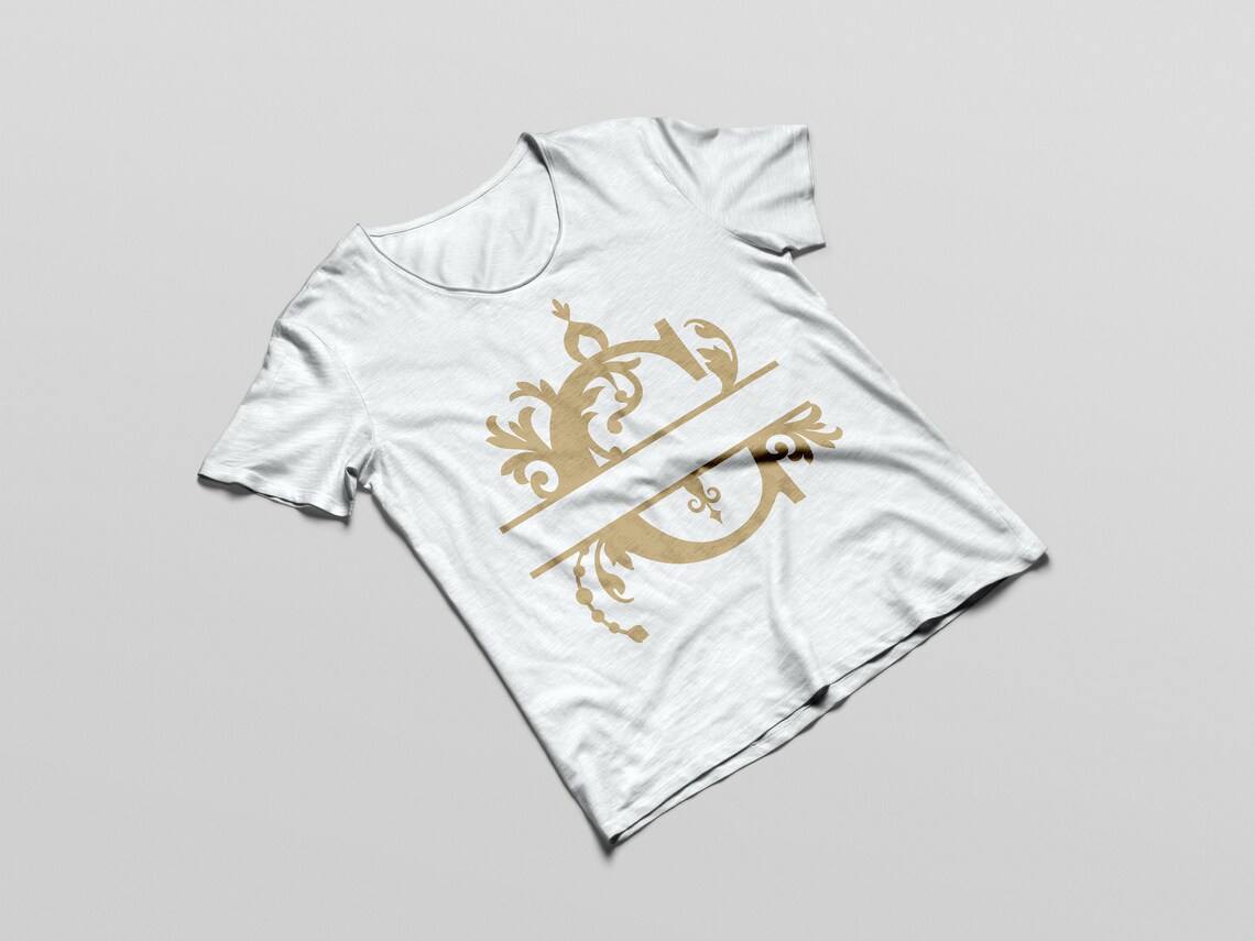 Split Monogram SVG Split Font Letter Svg Split Monogram - Etsy