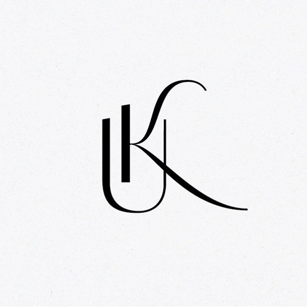 Wedding Initials Logo - Etsy