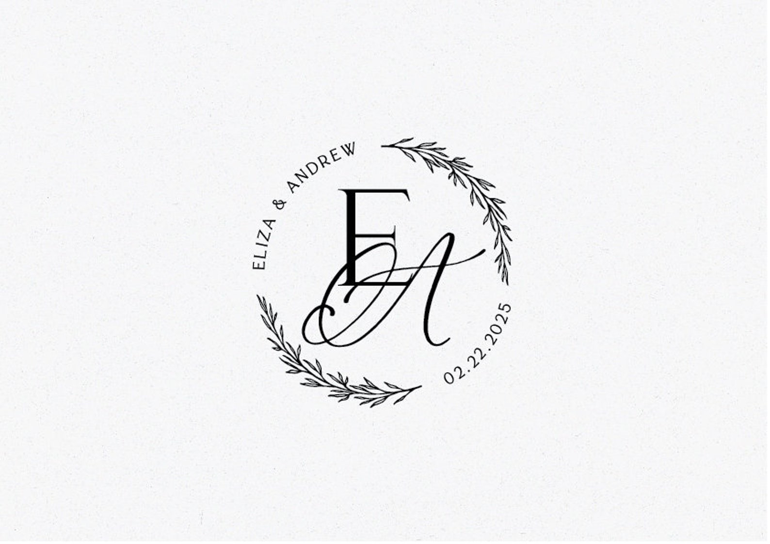 Custom Logo Custom Wedding Logo Couple Logo Text Only - Etsy