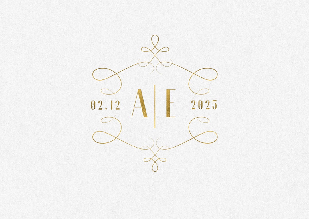 Wedding Logo Monogram, Wedding Logo Design, Wedding Logo, Couples ...