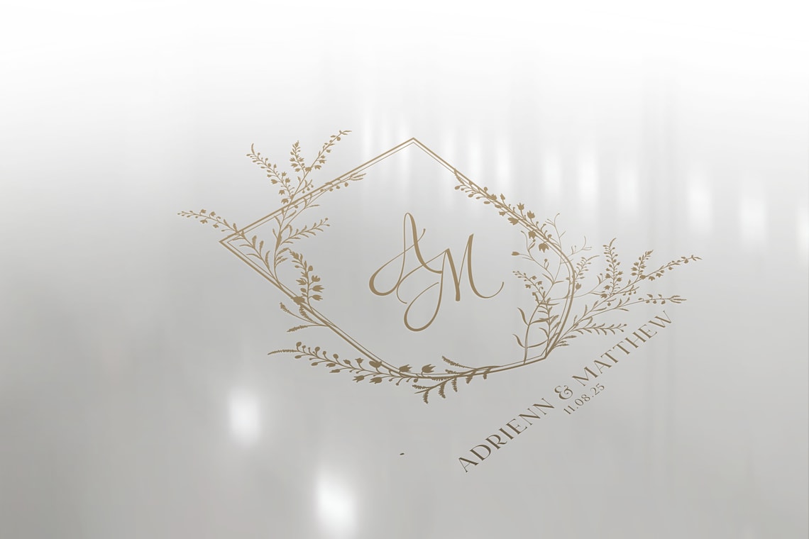 Modern Wedding Logo Timeless Wedding Logo Editable Wedding | Etsy