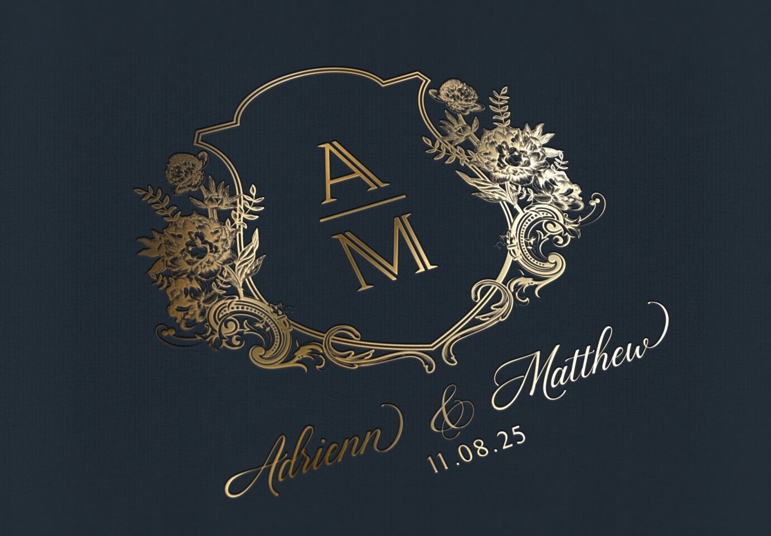 Peony Logo, Wedding Logo, Peony Wedding Logo, Vintage Peony Logo ...