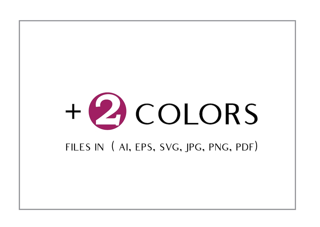 Monogram Svg, PLUS 2 COLORS or Plus 2 Design Options - Etsy