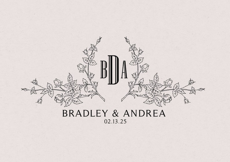 Wedding Logo Custom DIY Wedding LOGO Wedding Logo Design - Etsy