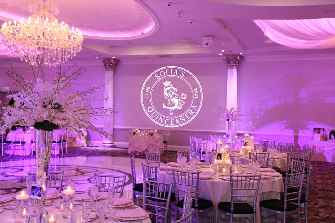 Custom Quinceañera Monogram SVG, Gobo Logo Design (digital Download) - Etsy