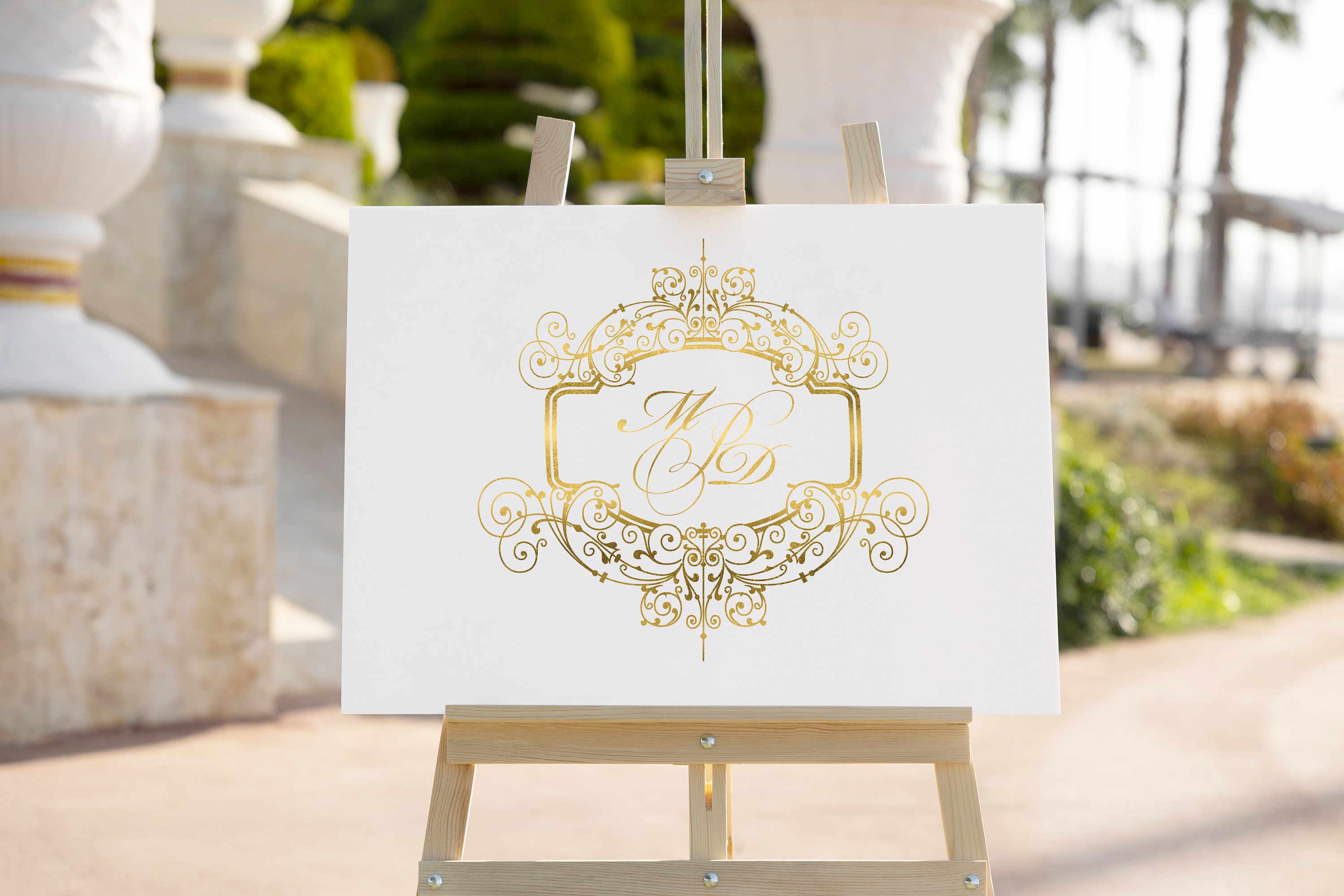 Infinity Wedding Monogram SVG, Editable Elegant Crest (PNG, PDF) - Etsy