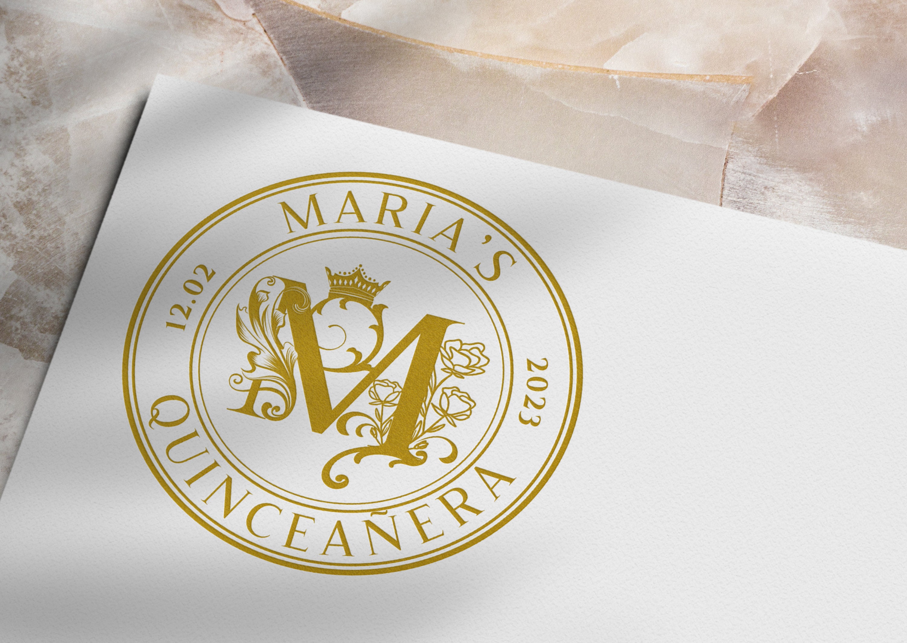 Custom Quinceanera Party Logo Quinceanera Logo Quinceanera | Etsy