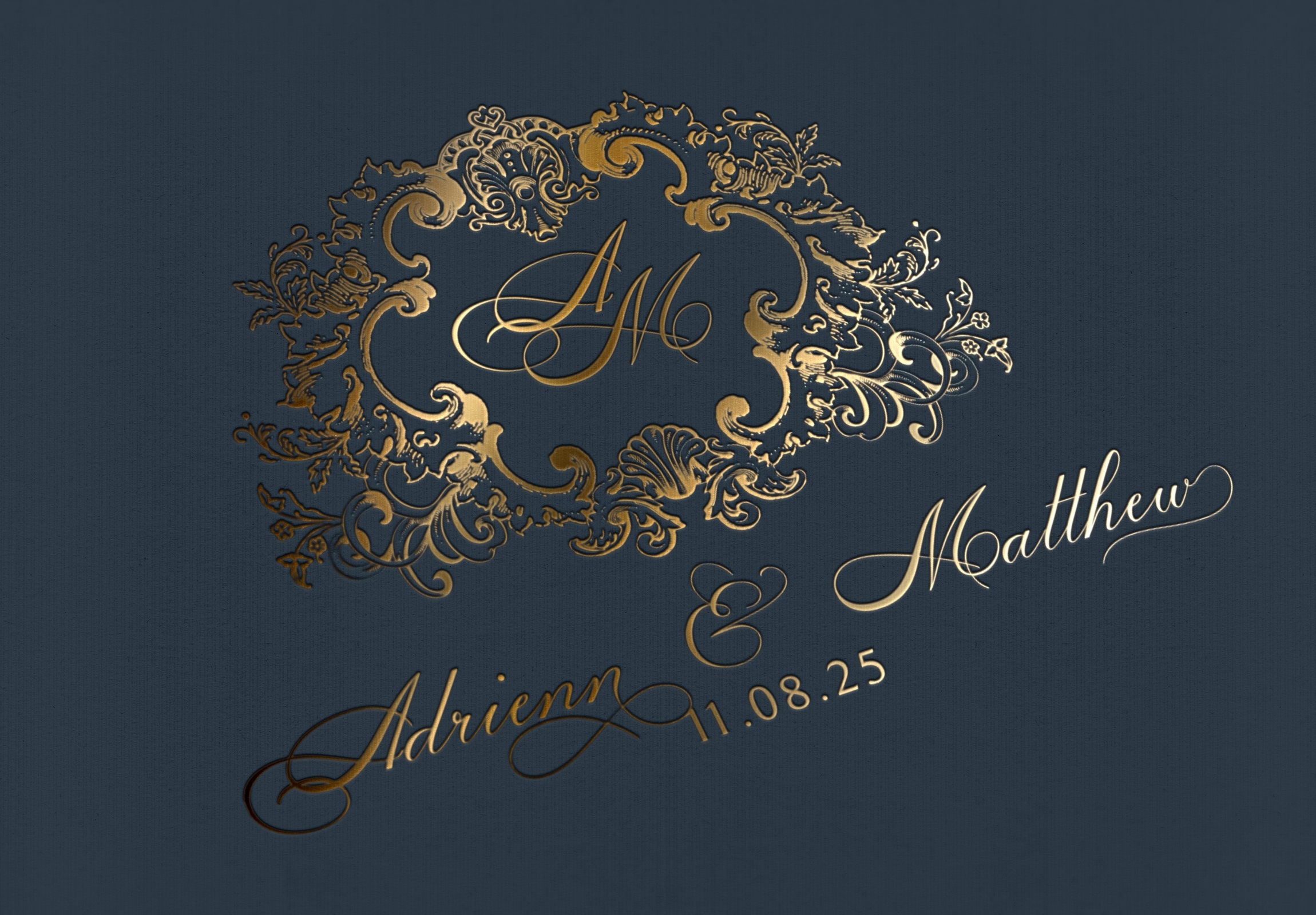 Gold Monogram Crest Wedding Emblem Wedding Shield Shield - Etsy