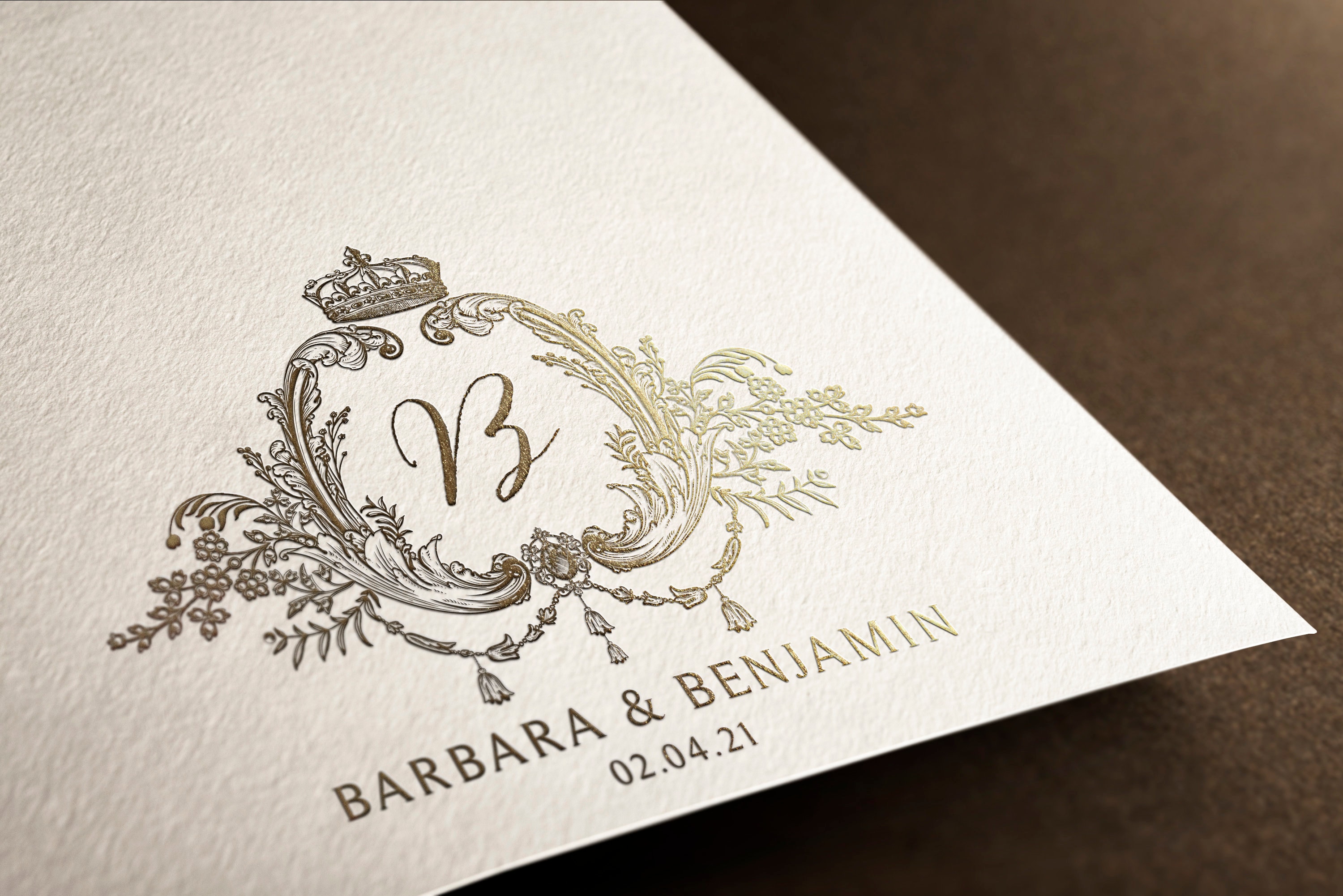 Royal Logo Crown Logo Royal Wedding Logo Wedding Emblem - Etsy Canada