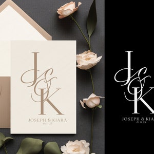Premium Logo Initial Logo Couple Monogram Wedding Monogram Logo ...