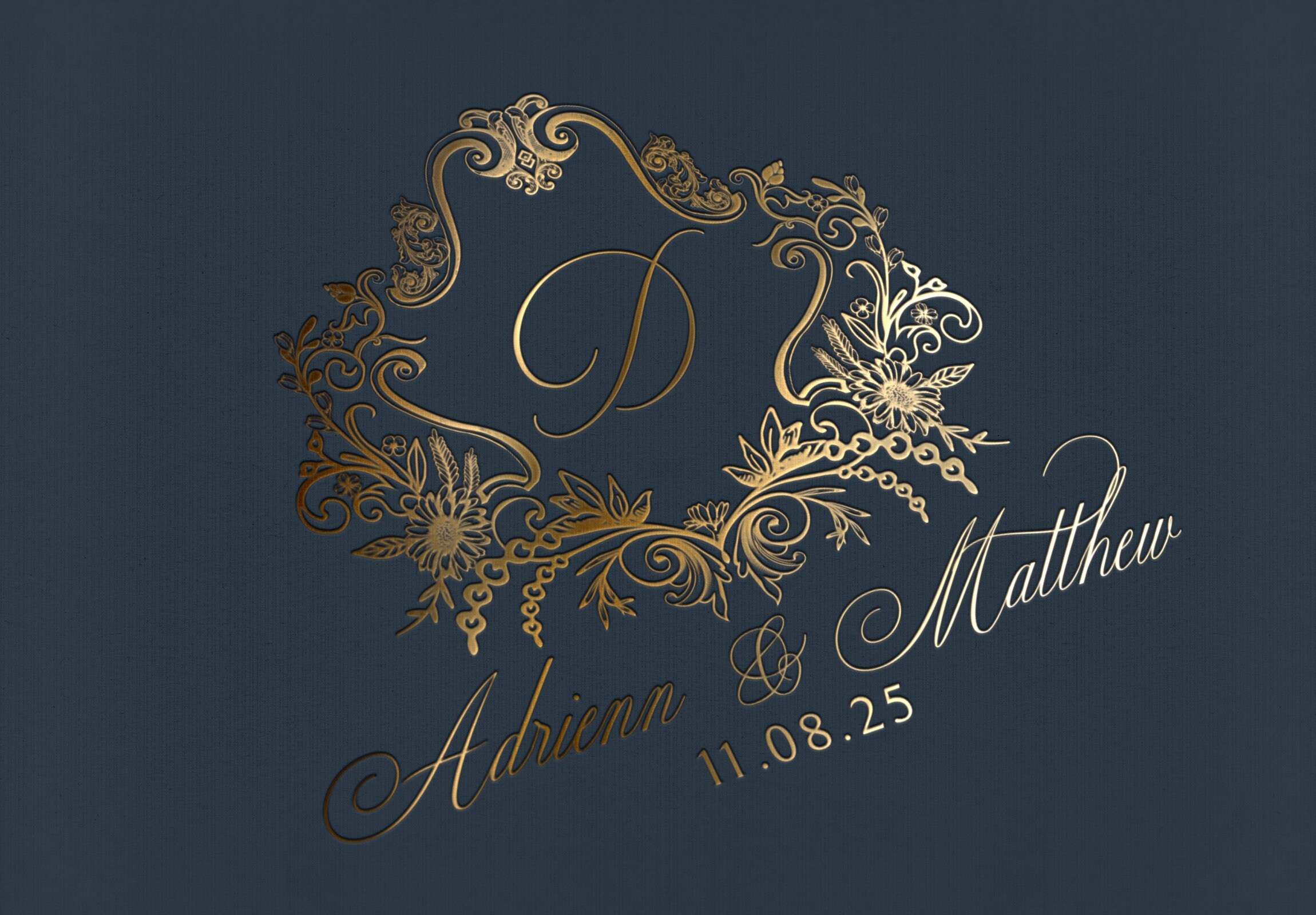 Wedding Logo Vintage Logo Vintage Monogram Wedding Design | Etsy