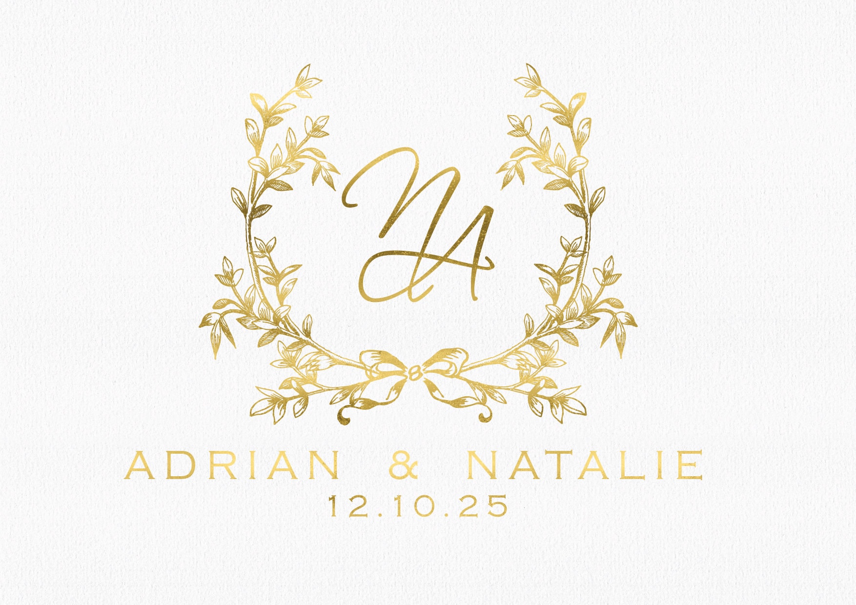 Vintage Logos Wedding