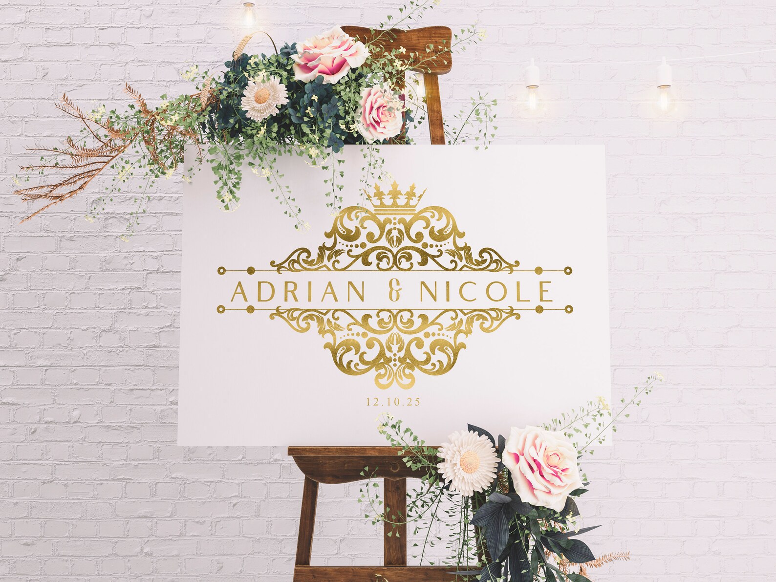 Elegant Wedding Logo Design Unique Wedding Logo Frames Logo - Etsy