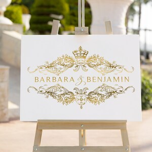 Elegant Indian Wedding Logo, Indian Wedding Monogram, Royal Logo, Royal ...