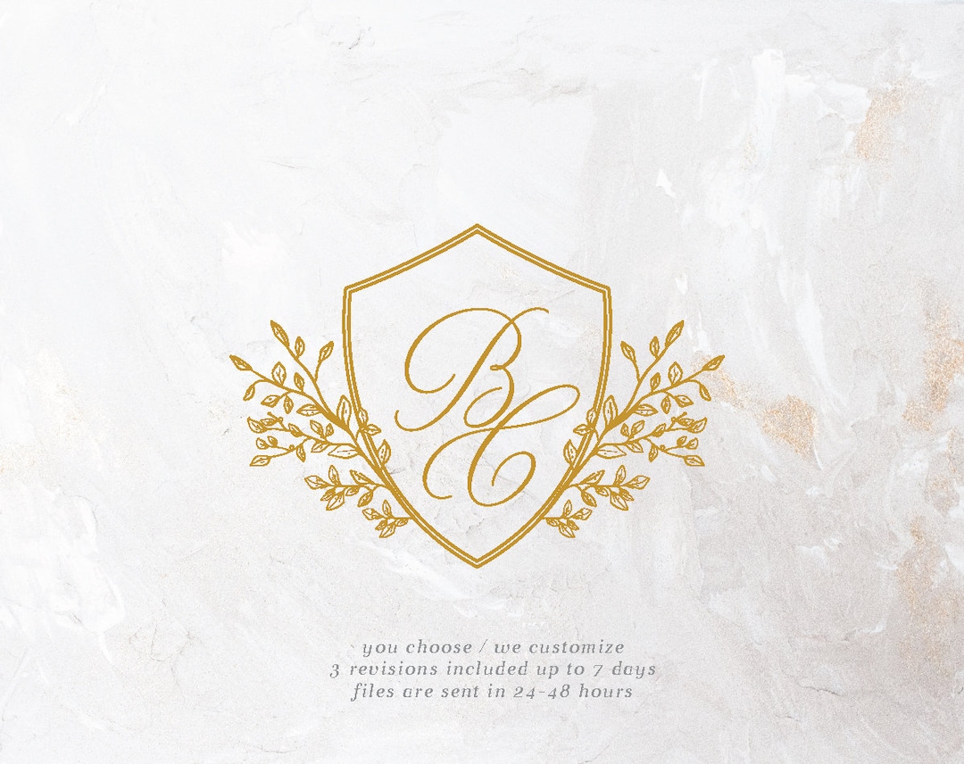Custom Wedding Crest for Acrylic Wedding Invitations and Acrylic ...