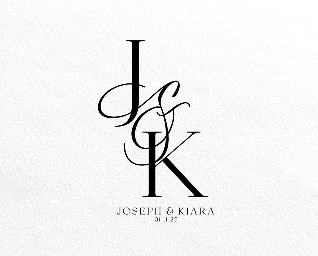 Premium Logo Initial Logo Couple Monogram Wedding Monogram Logo ...