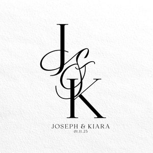 Premium Logo Initial Logo Couple Monogram Wedding Monogram Logo ...
