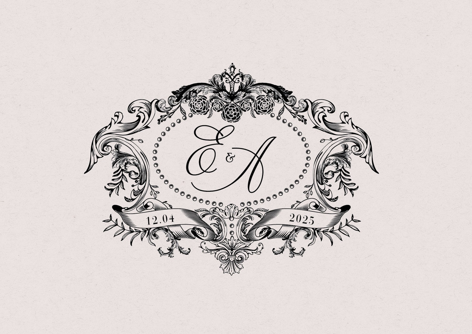 Wedding Logo, Wedding Monogram, Custom Wedding Logo Design, DIY Wedding ...
