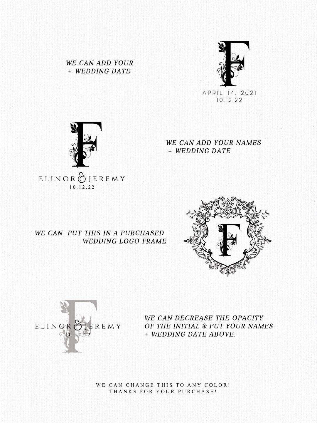 Initial Svg, Wedding Initial, Wedding Initials, Monogram Fonts Svg ...