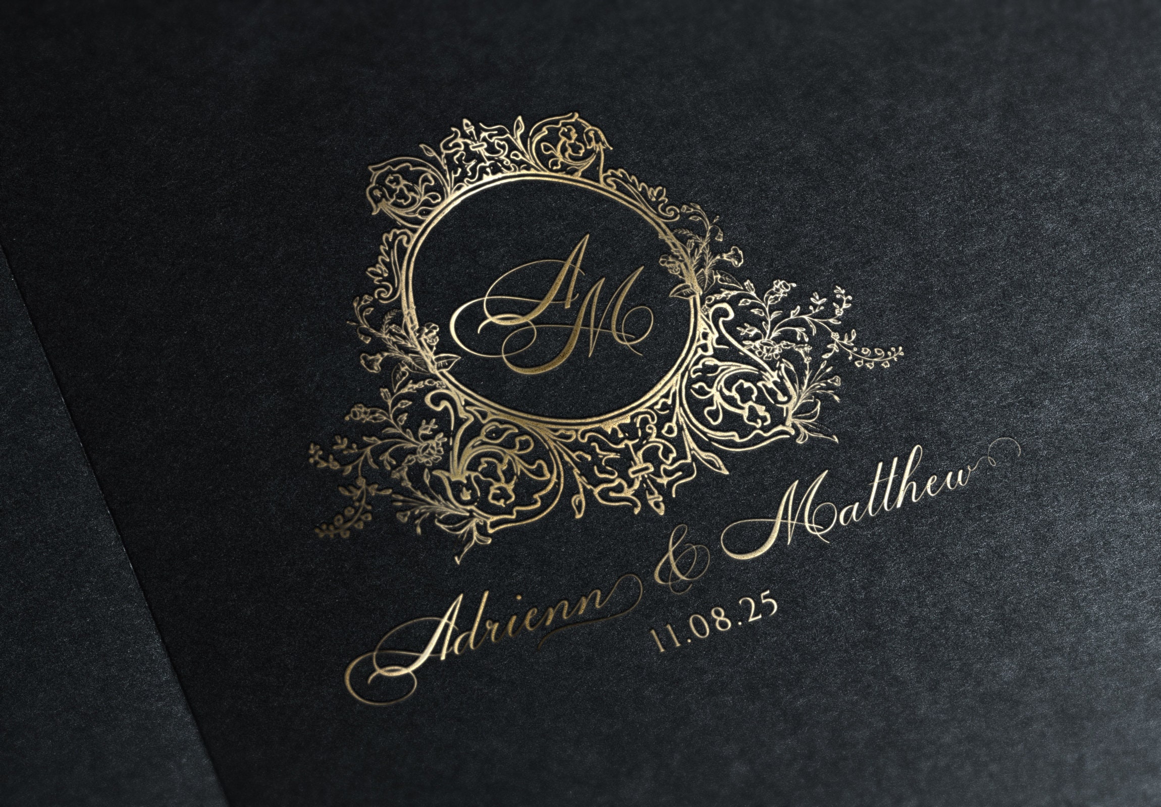 Vintage Wedding Logo Luxury Wedding Logo Luxury Wedding | Etsy