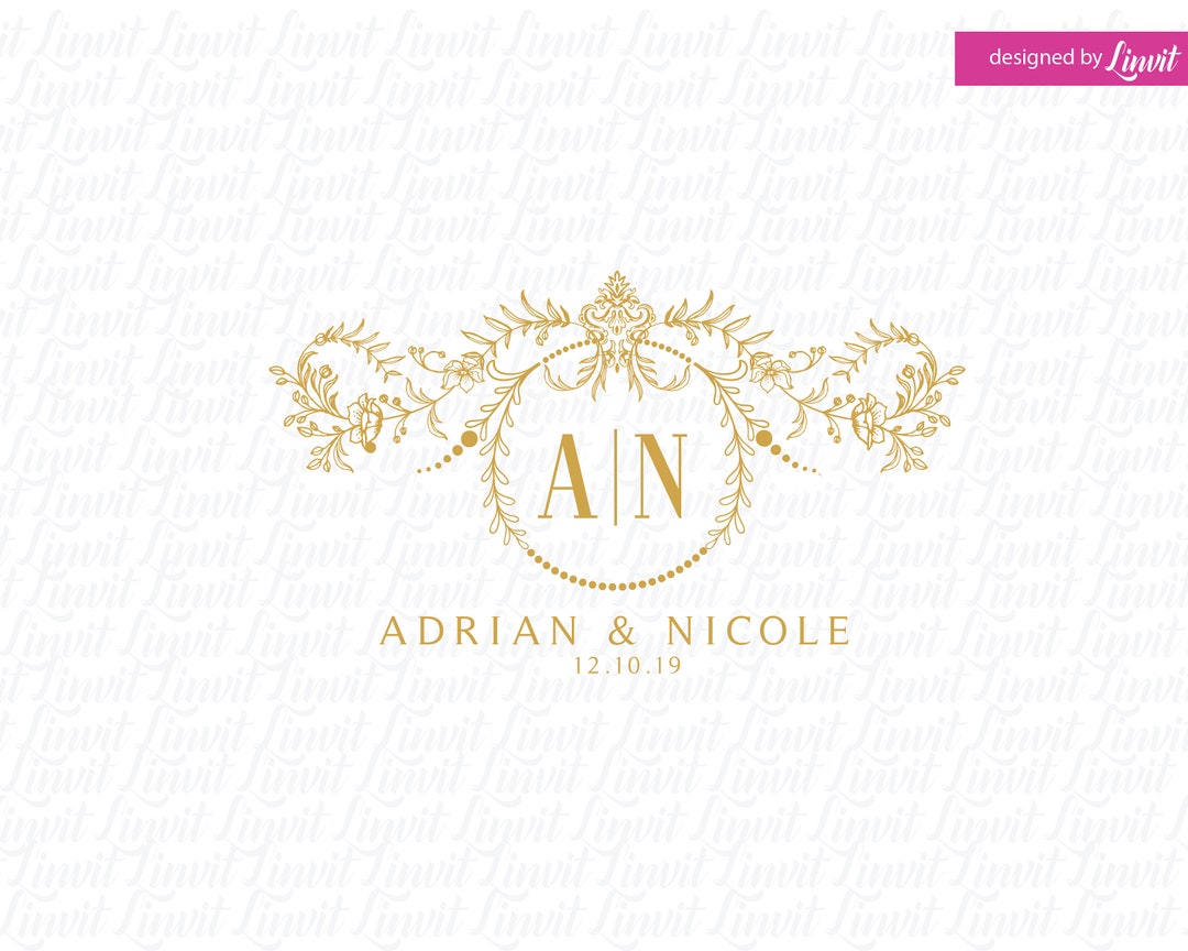 Custom Wedding Logo Design for Unique Wedding Invitations and Wedding ...