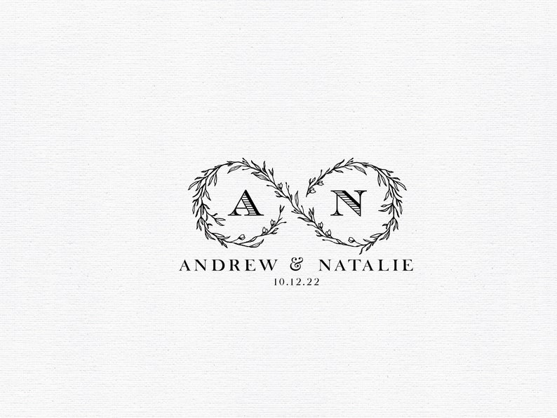 Infinity Wedding Logo Infinity Sing Infinity Symbol | Etsy