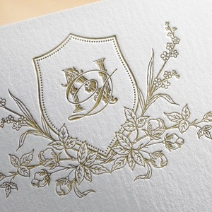 Custom Crest, Wedding Crest, DIY Wedding Logo, Editable Monogram ...