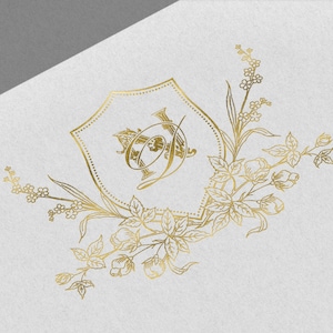 Custom Crest, Wedding Crest, DIY Wedding Logo, Editable Monogram ...