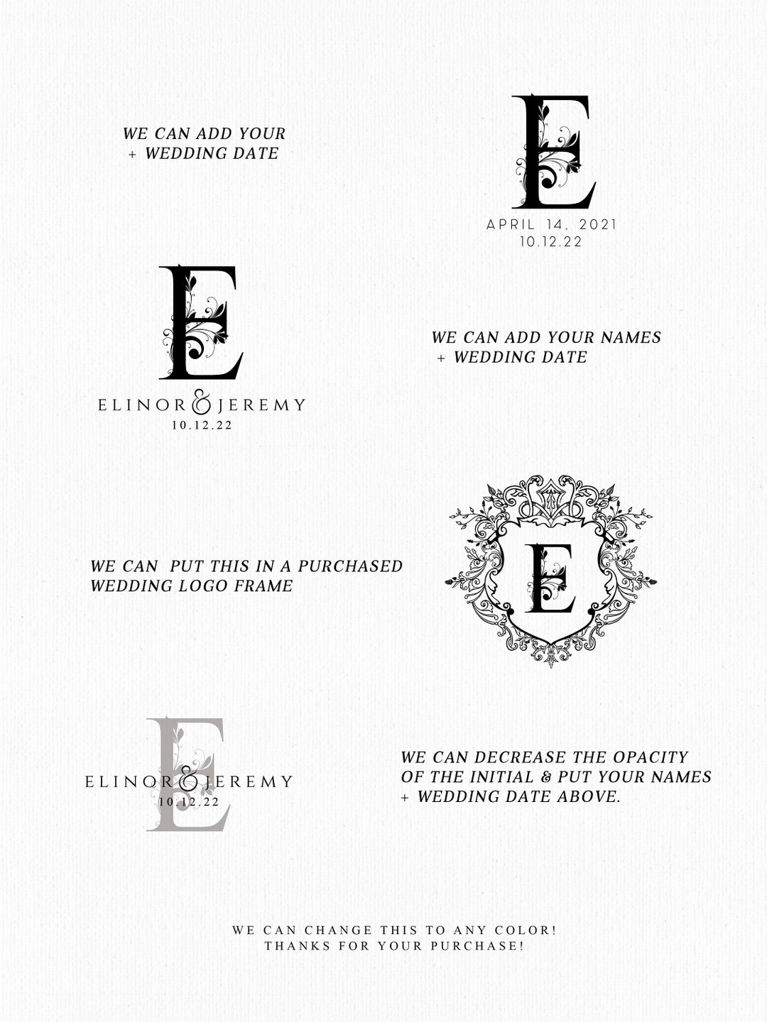 Initial Svg, Wedding Initial, Wedding Initials, Monogram Fonts Svg ...
