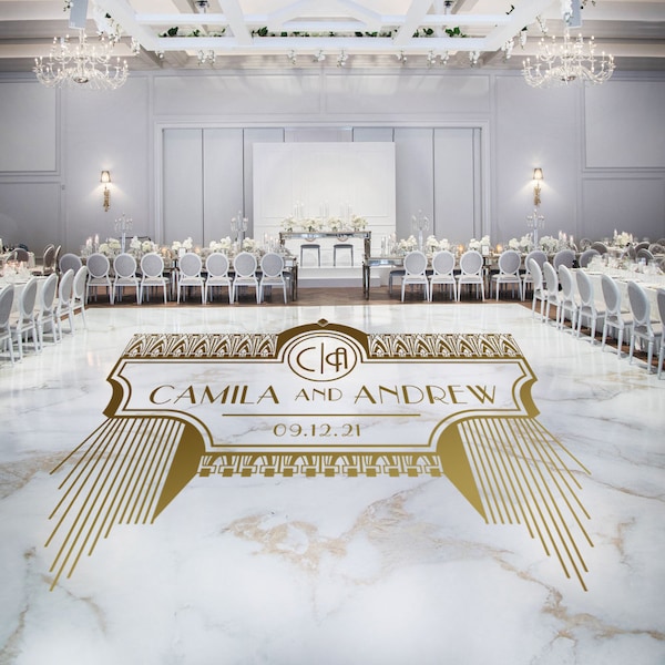 Gatsby Monogram - Etsy