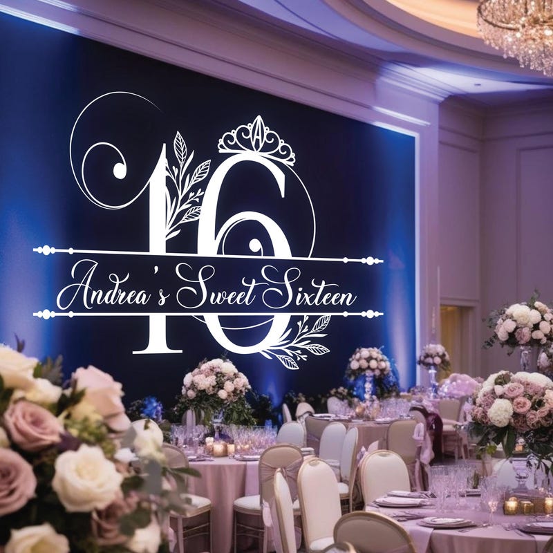Sweet Sixteen Logo Design - Etsy
