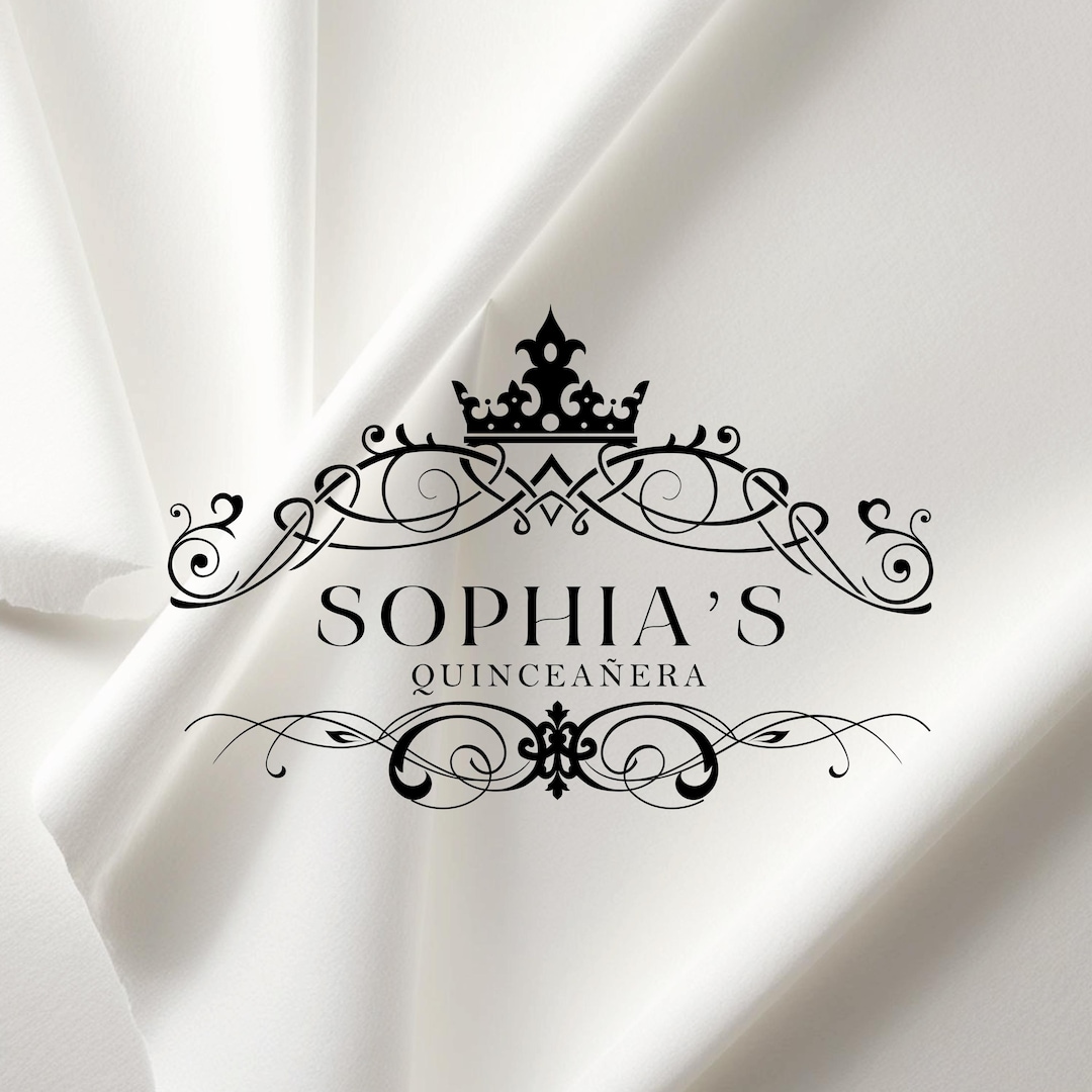 Custom Quinceañera Logo, Sweet 16 Crest (digital Download) - Etsy