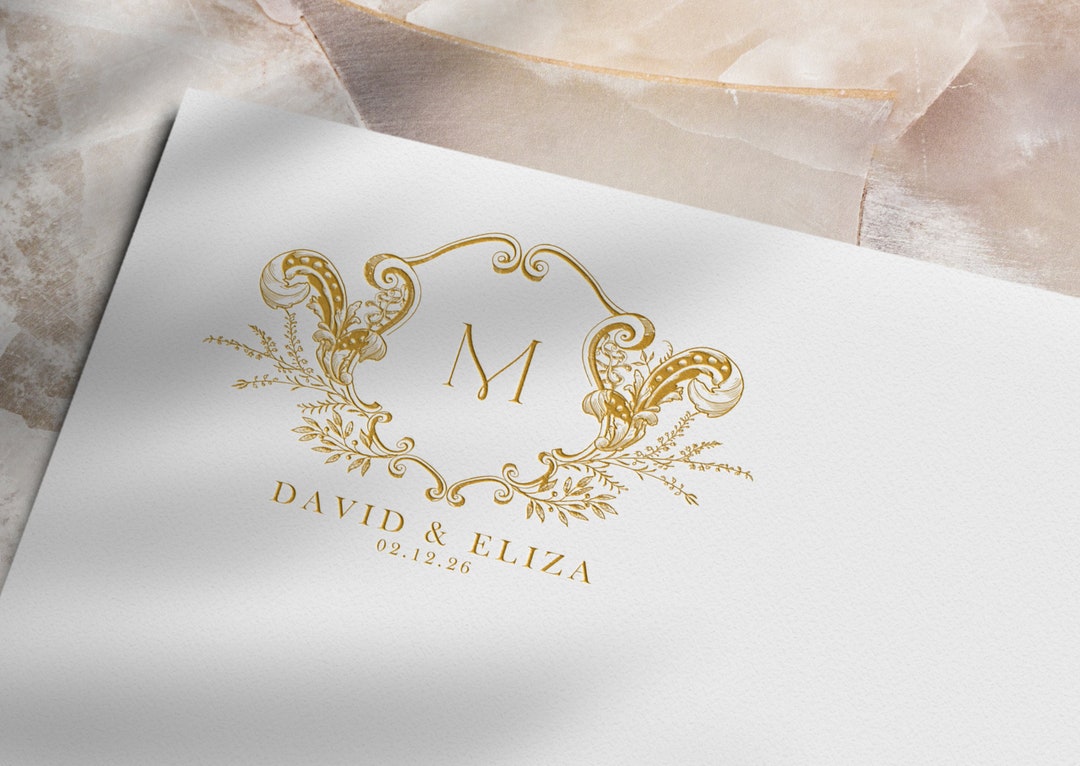 Custom Logo, Wedding Logo, Marriage Logo, Wedding Monogram, Elegant ...