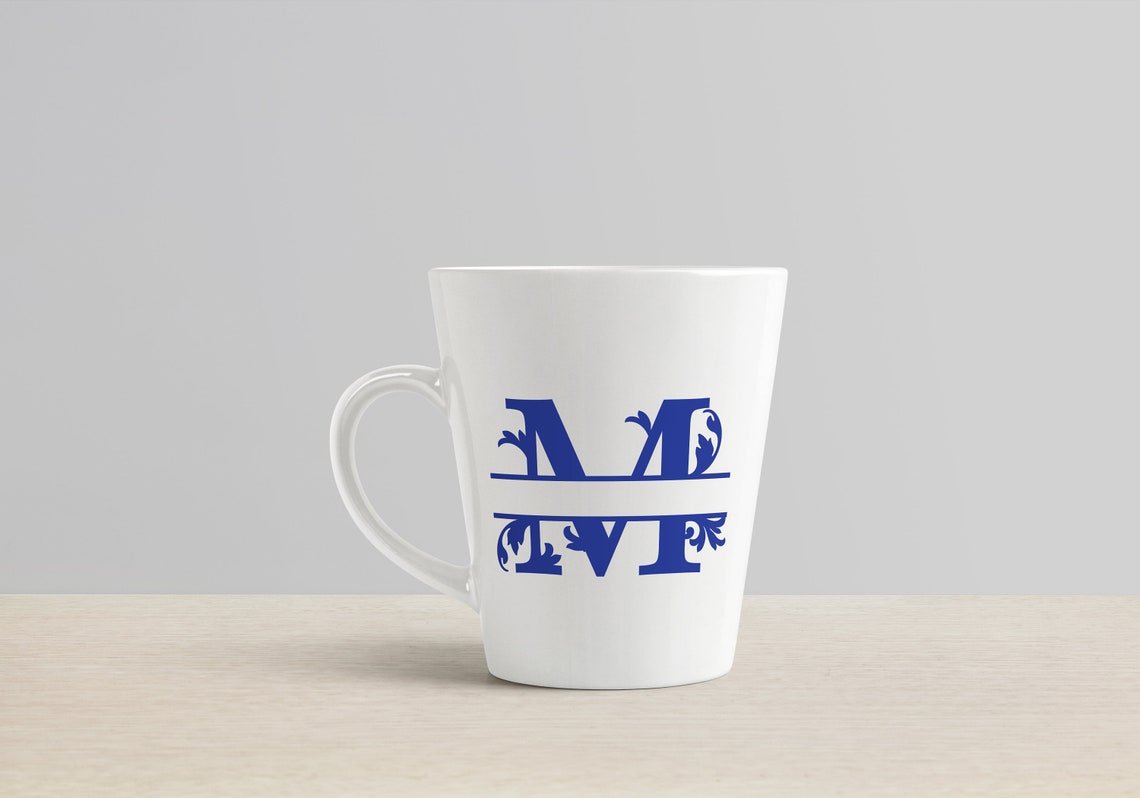 Split Monogram SVG Split Font Letter Svg Split Monogram - Etsy