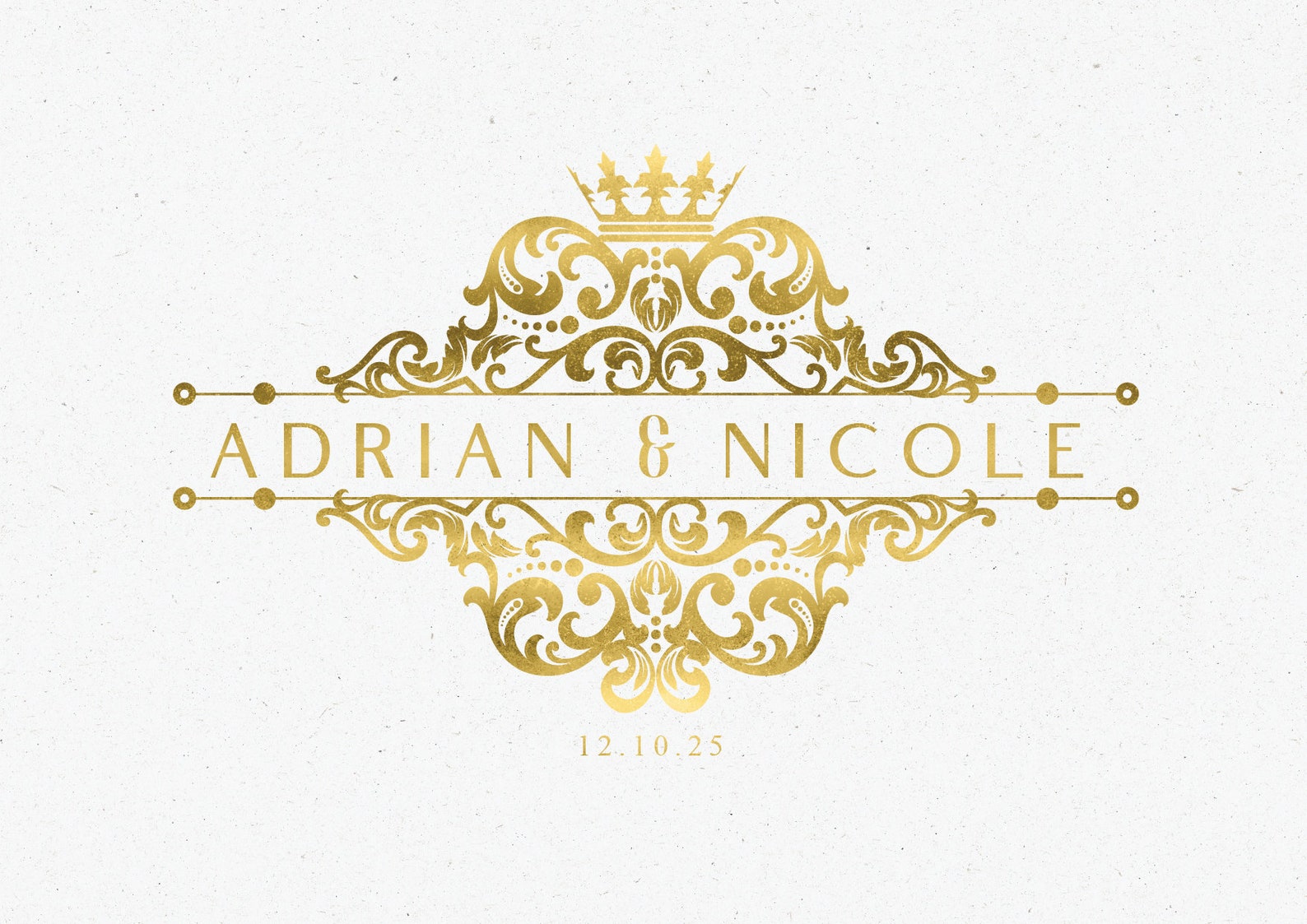 Elegant Wedding Logo Design Unique Wedding Logo Frames Logo - Etsy