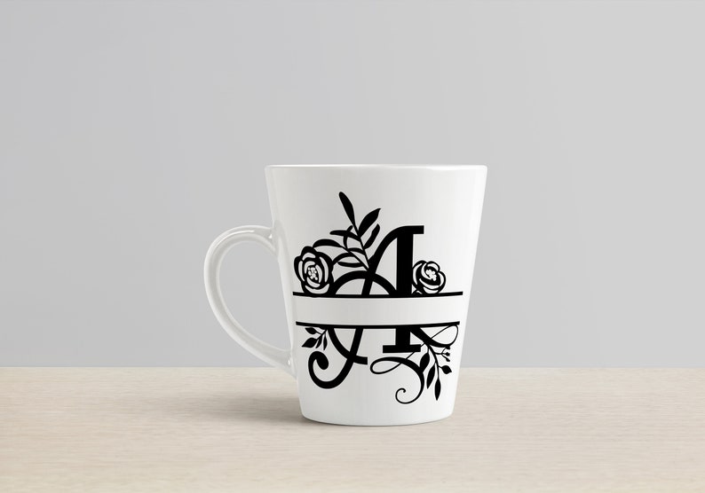 Split Monogram SVG Split Font Letter Svg Split Monogram | Etsy