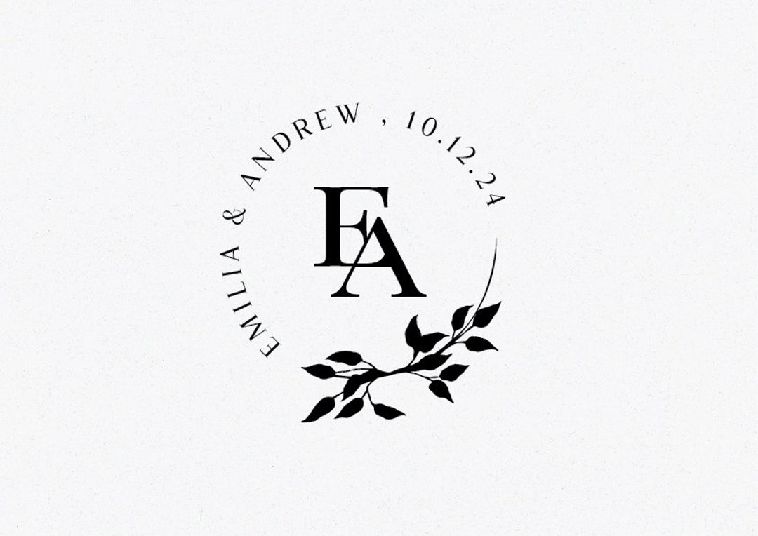 Wedding Logo, Wedding Logo Design, Custom Wedding Logo, Wedding ...