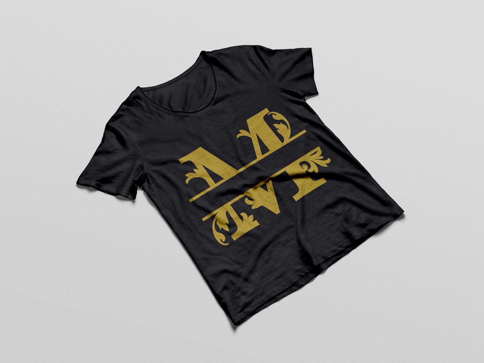 Split Monogram SVG Split Font Letter Svg Split Monogram - Etsy