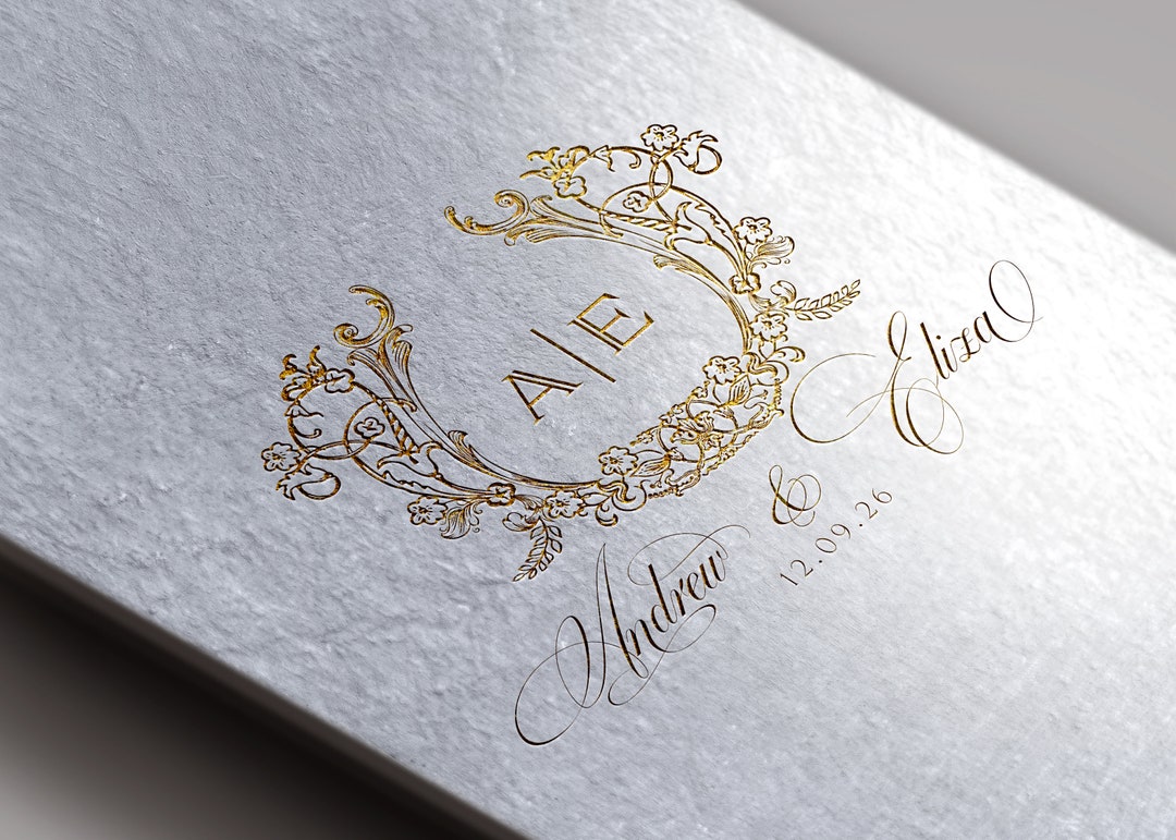 Custom Wedding Logo Design for Unique Wedding Invitations and Wedding ...