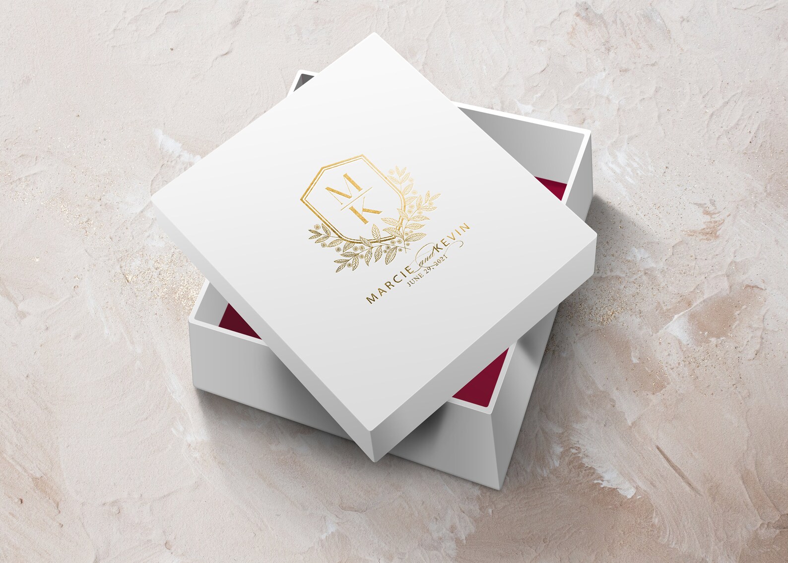 Gold Monogram Crest Wedding Emblem Wedding Shield Shield - Etsy