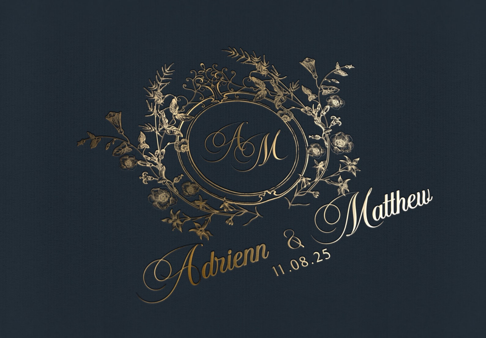 Gold Monogram Crest Wedding Emblem Wedding Shield Shield - Etsy